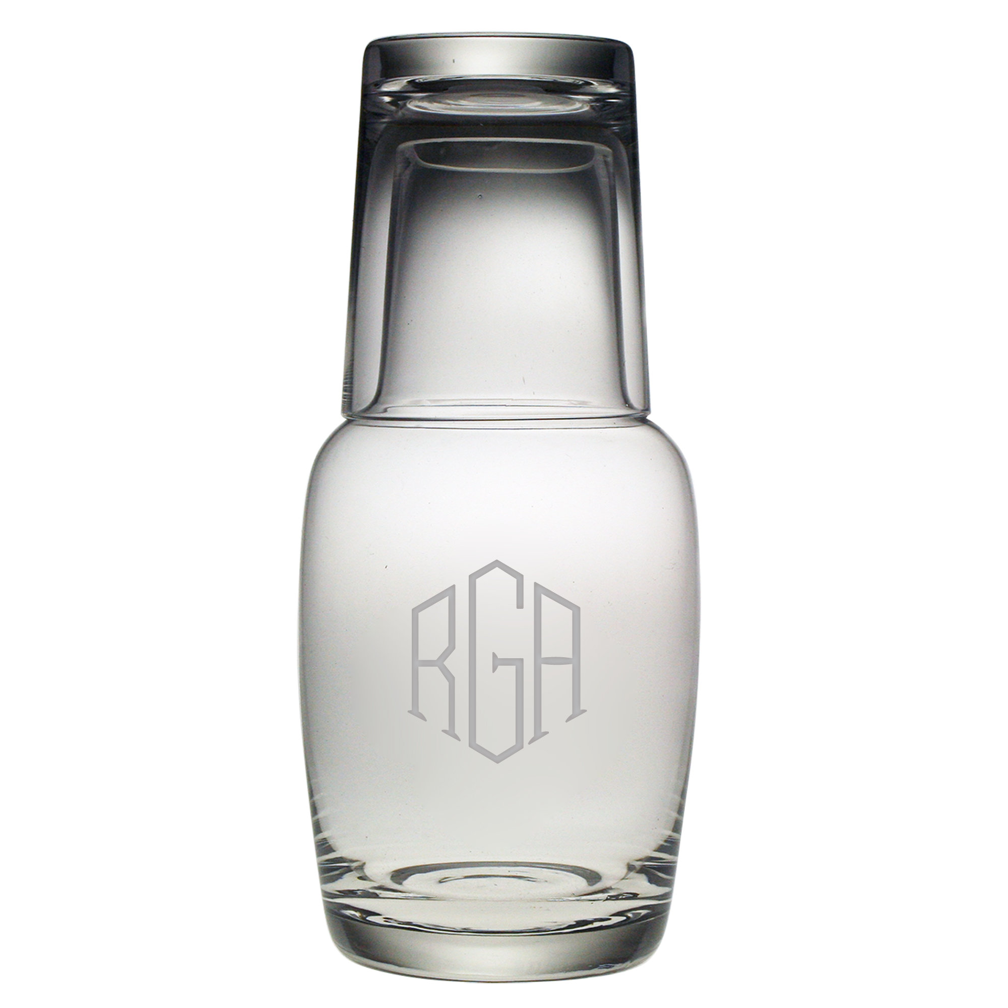 Darby Home Co Nia Monogrammed Nightstand Carafe & Reviews | Wayfair