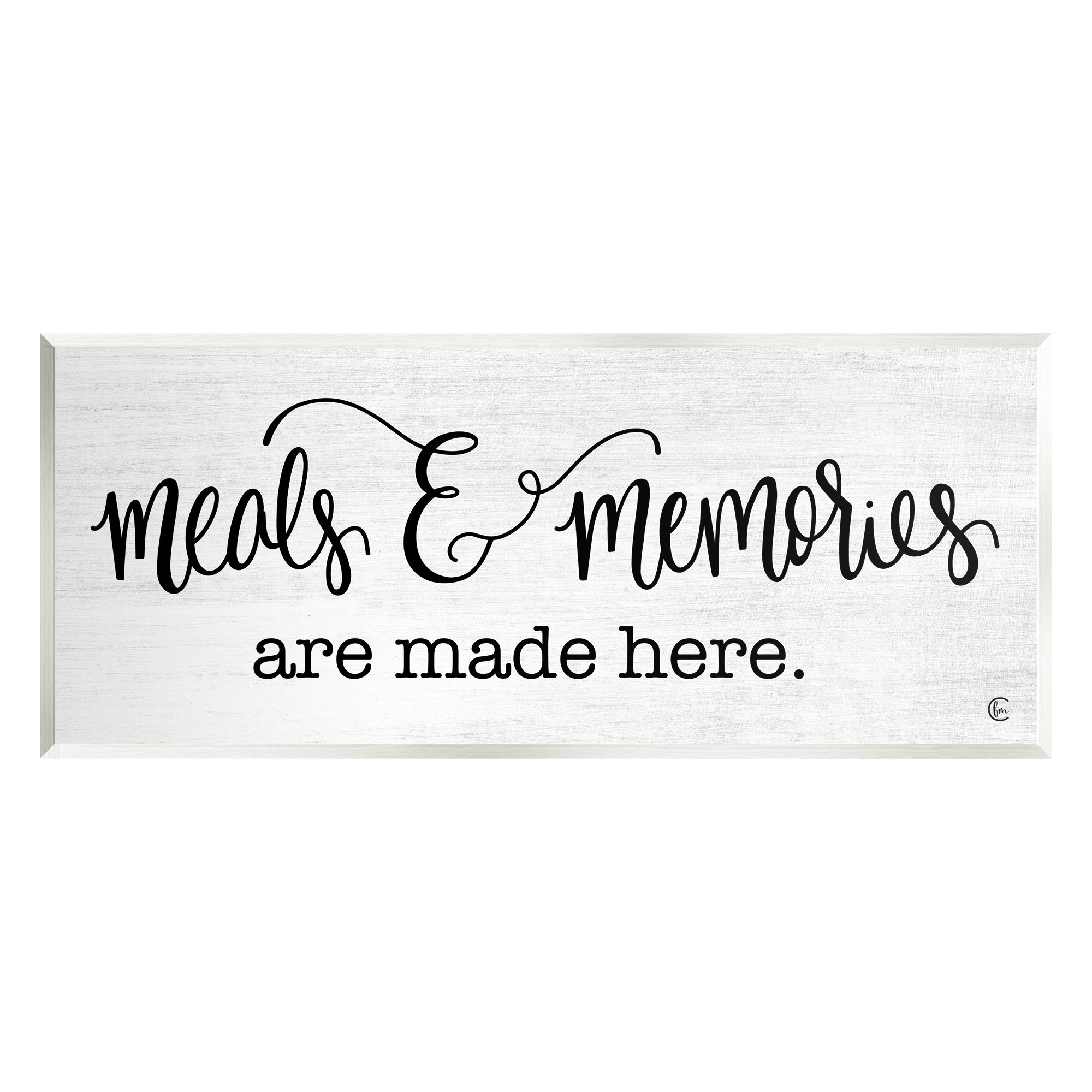 Stupell Industries Ax-520-Wood Meals & Memories Kitchen by Fearfully ...