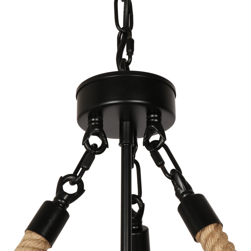 Gracie Oaks Verlis 5 - Light Dimmable Drum Chandelier | Wayfair