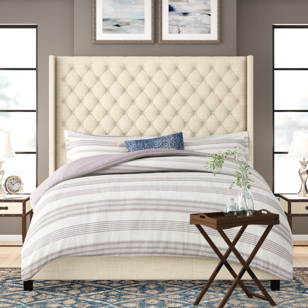 Zipcode Design™ Londono Upholstered Wingback Bed & Reviews | Wayfair
