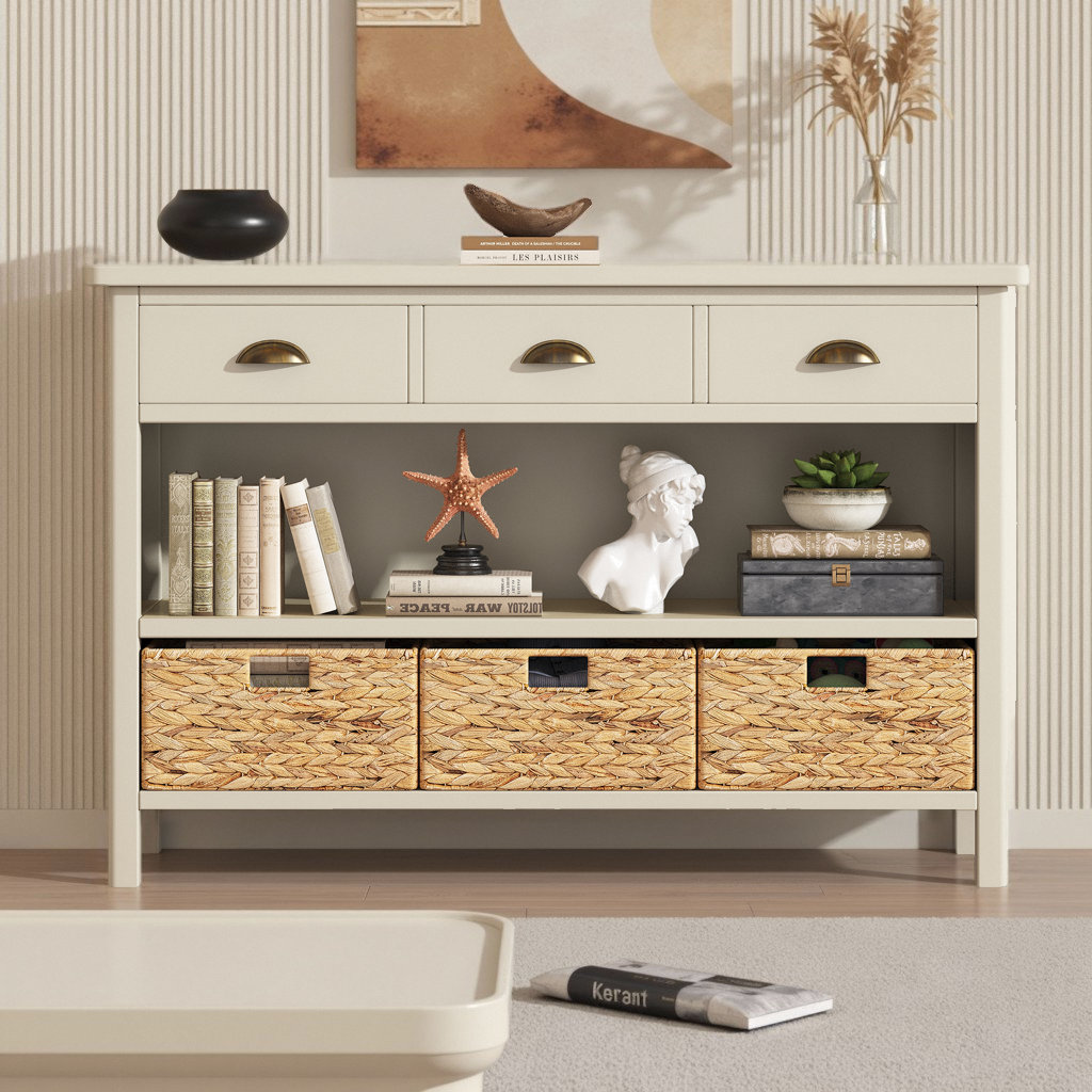 Ophelia & Co. 47" Vintage-Inspired Console Table – Timeless Storage ...