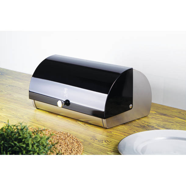 Berlinger Haus Stainless Steel Bread Box for Kitchen Countertop ...
