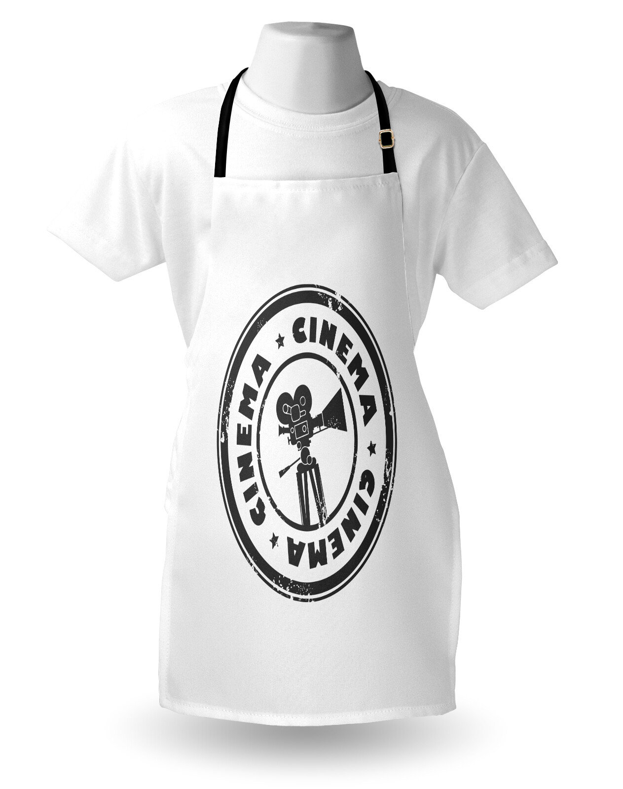 East Urban Home Movie Theater Apron Unisex, Camera and Cinema, Adult ...