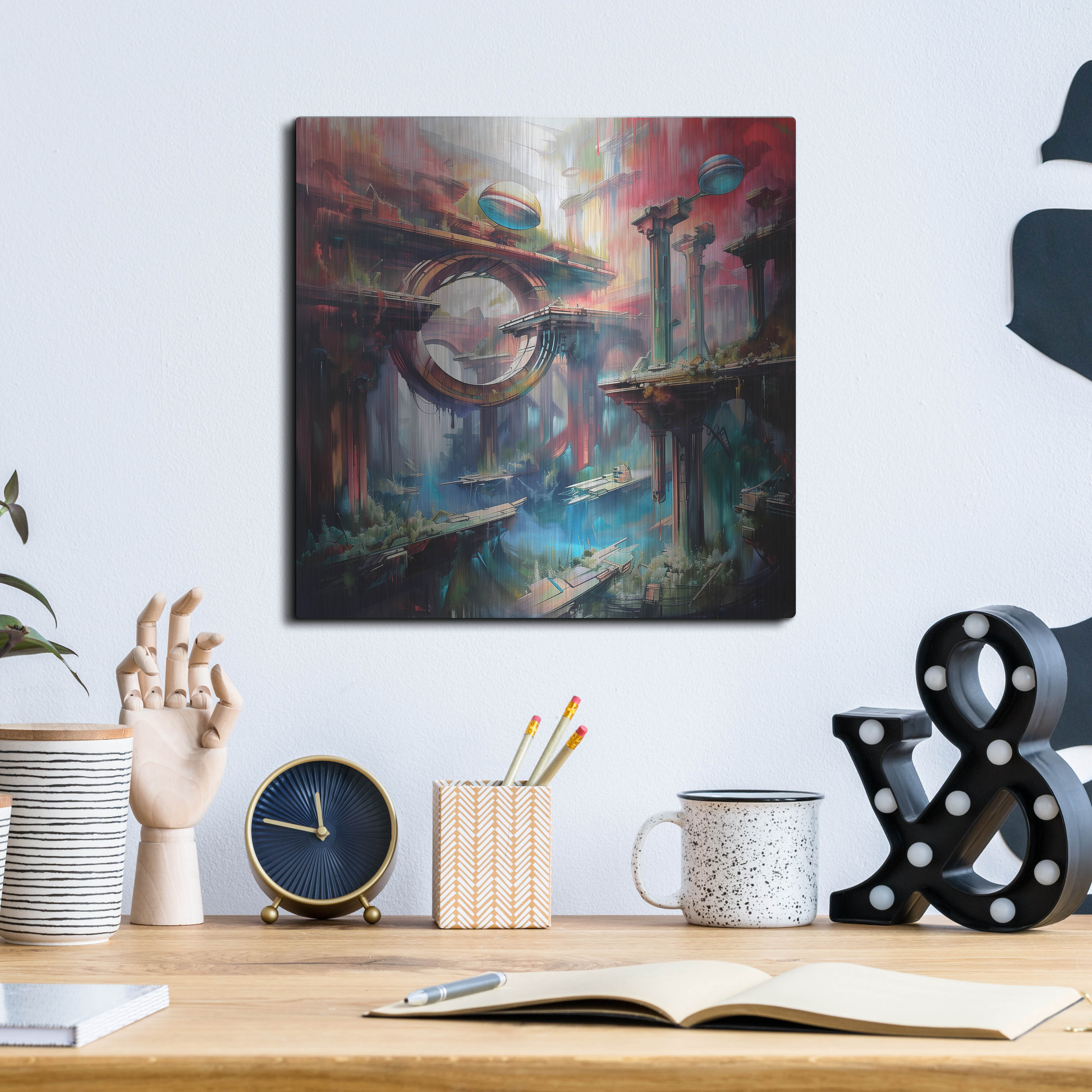 Winston Porter 'The Ruins Of Futurism' by r3darch0n Metal Wall Art ...