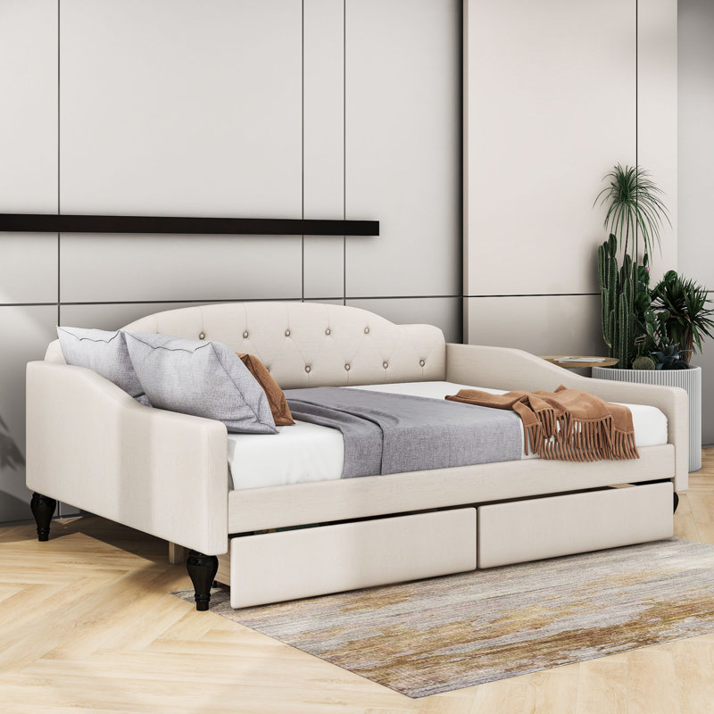 Red Barrel Studio® Montray Upholstered Daybed | Wayfair