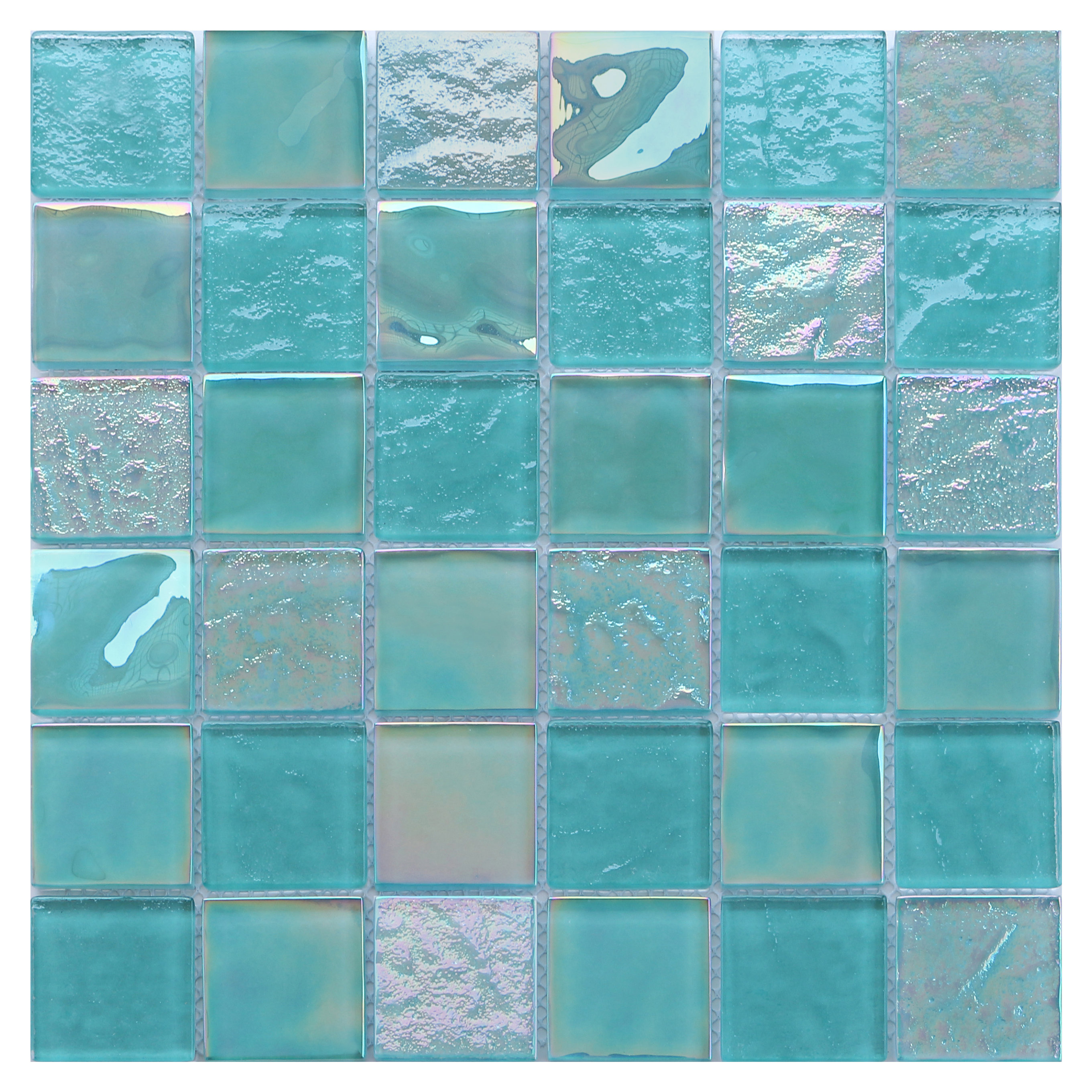 ES Stone 2" X 2" Grid Glass Mosaic Sheet Tiles & Reviews | Wayfair