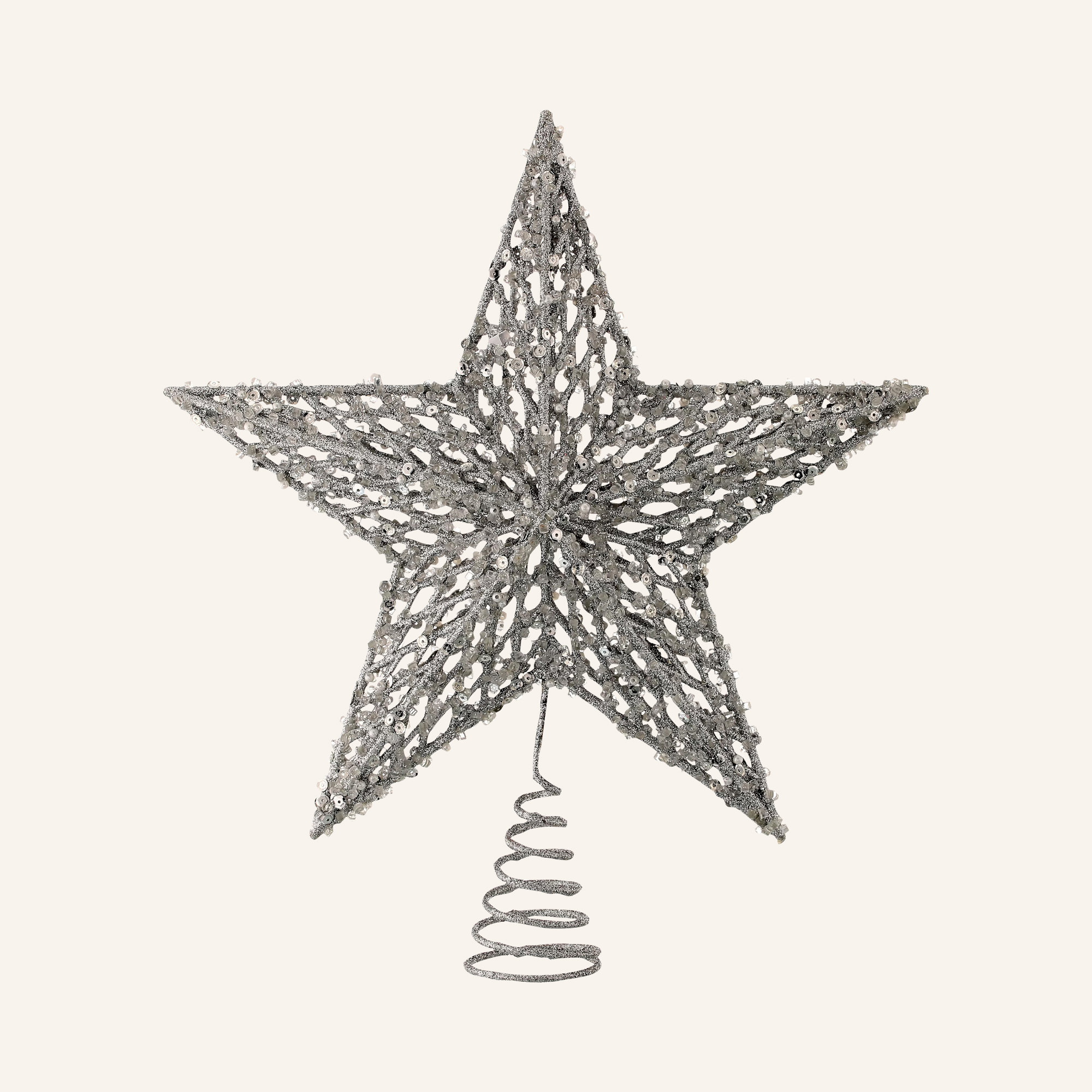 Kelly Clarkson Home Sequin Bead Glitr Star Topper Acbox Tree Topper ...