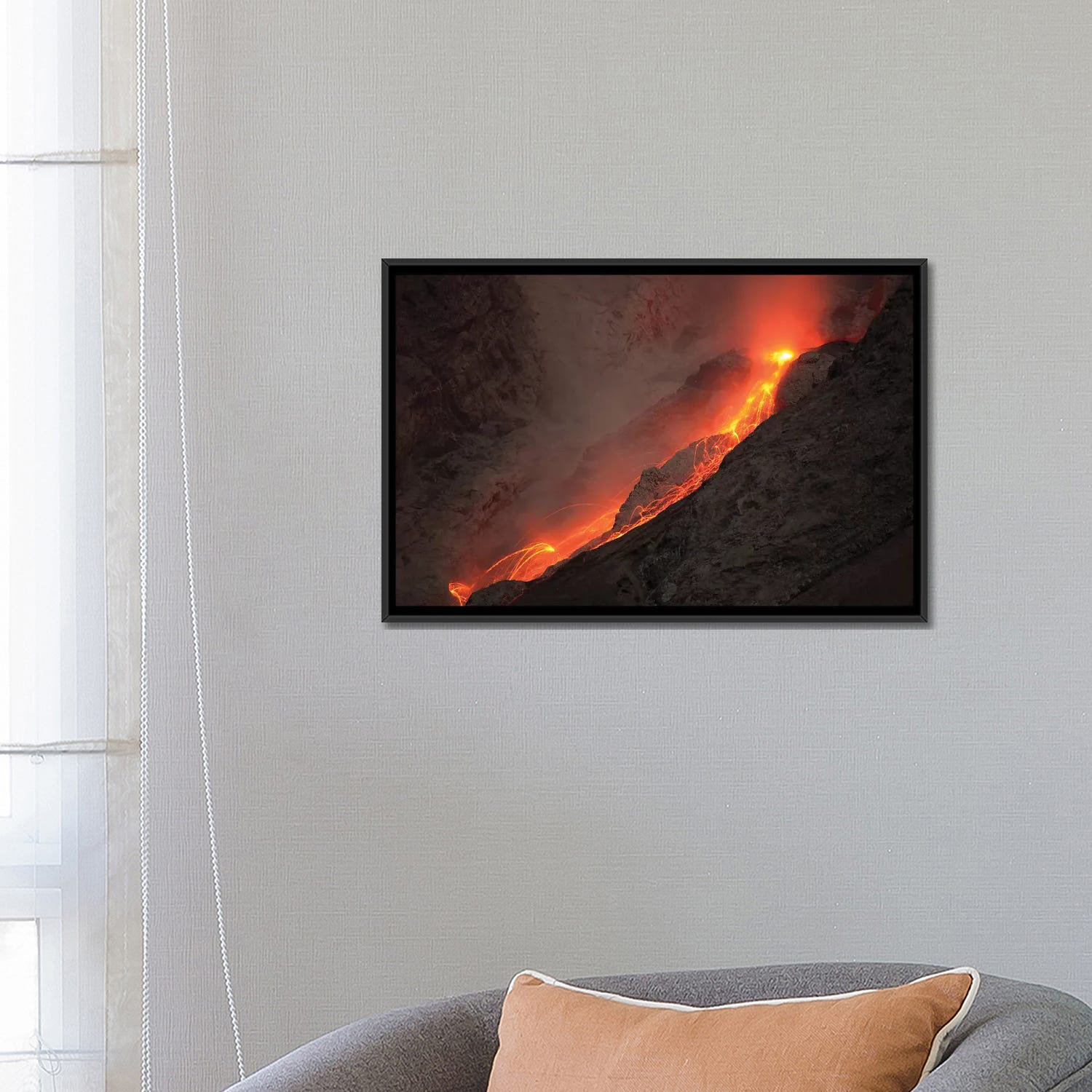 East Urban Home Extrusion Of Lava On Glowing Rockfalls Batu Tara ...