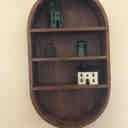Joss & Main Minx Oval Solid Mango Wood Accent Wall Shelf & Reviews ...