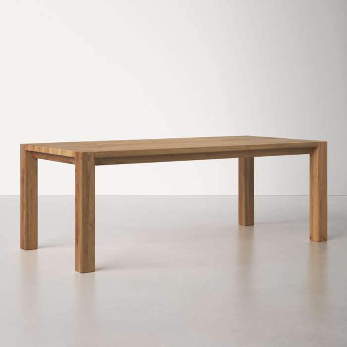 AllModern Dublin Extendable Solid Oak Wood Dining Table (82.5"-122 ...