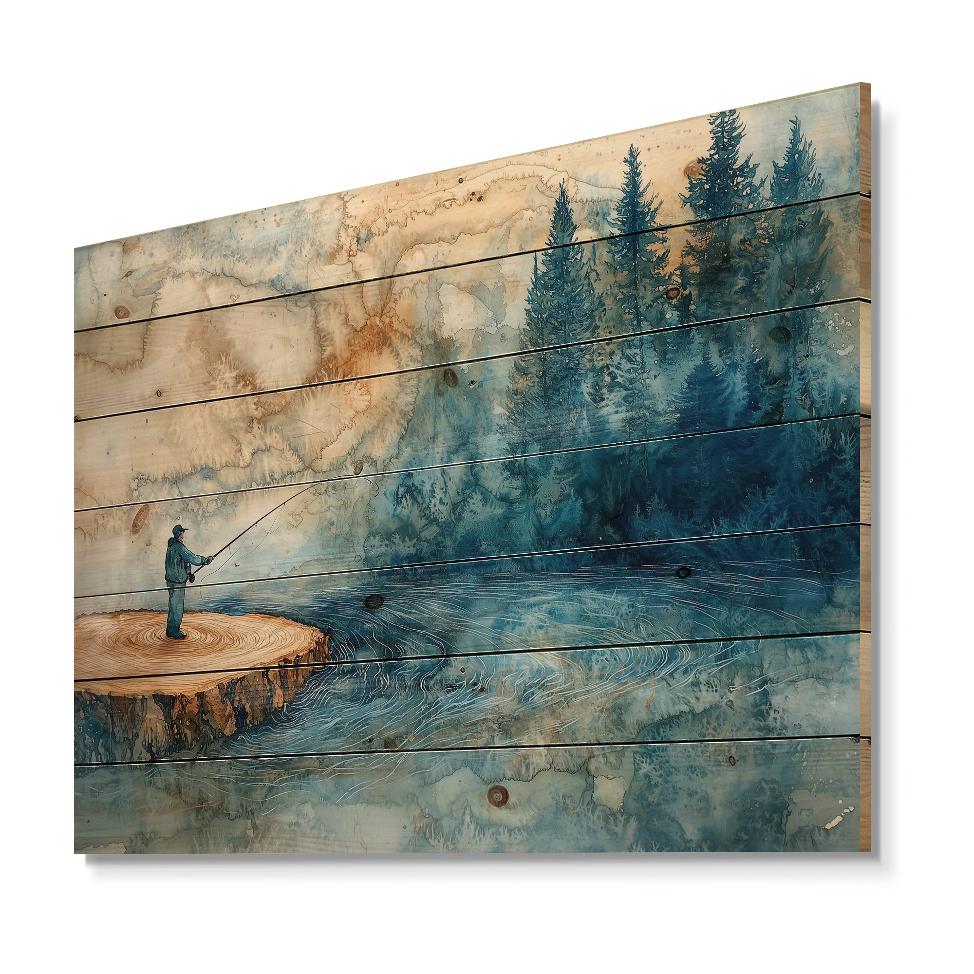 Ophelia & Co. Wood Slide Fishing Into The Winter River - Hunting ...