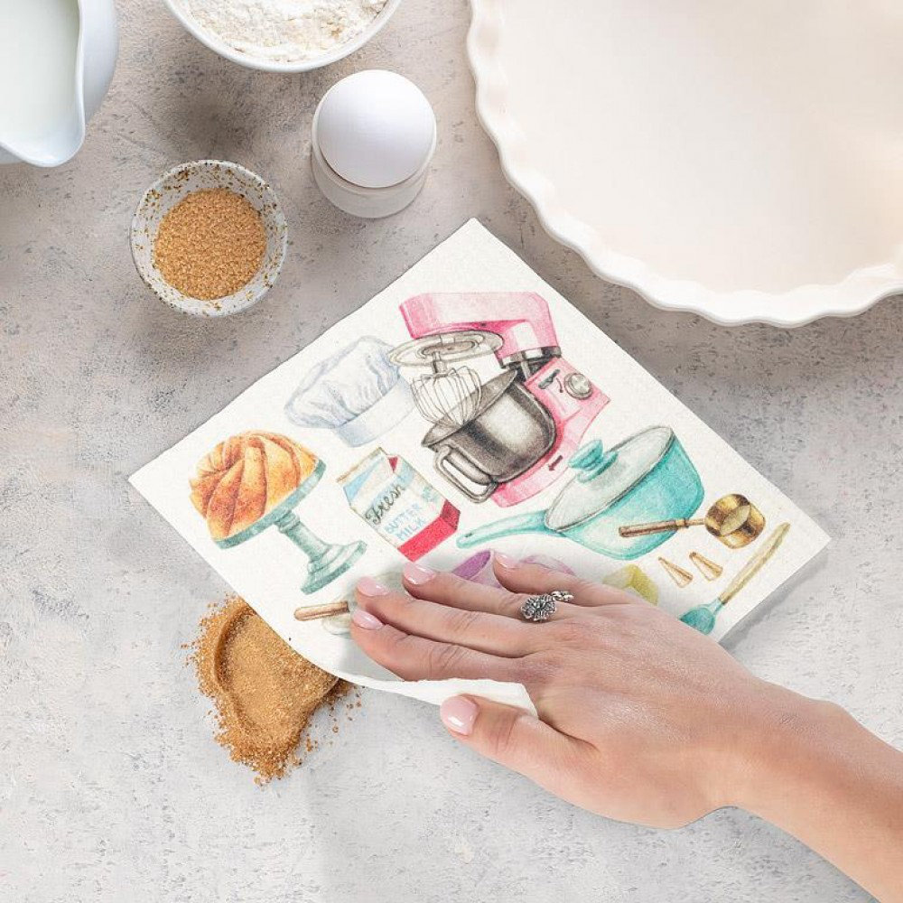 Lark Manor™ Kitchen Items Dishcloth | Wayfair