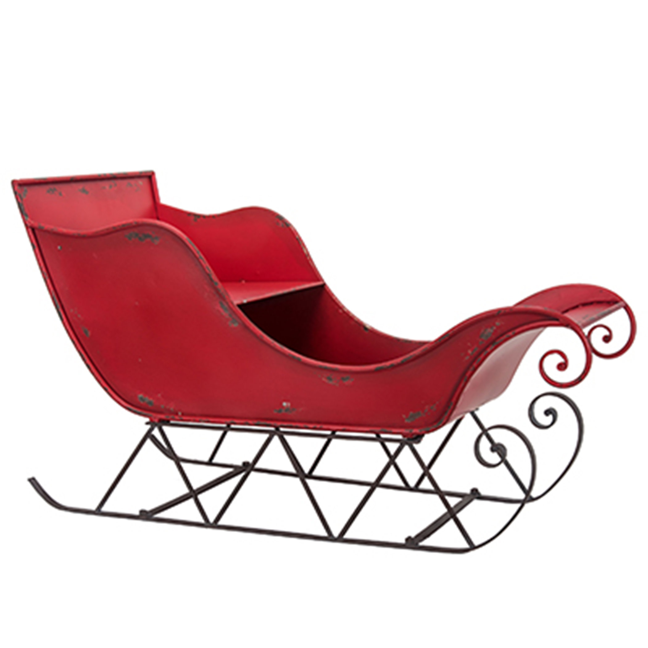 The Holiday Aisle® Iron Santa Sleigh Figurine & Reviews - Wayfair Canada