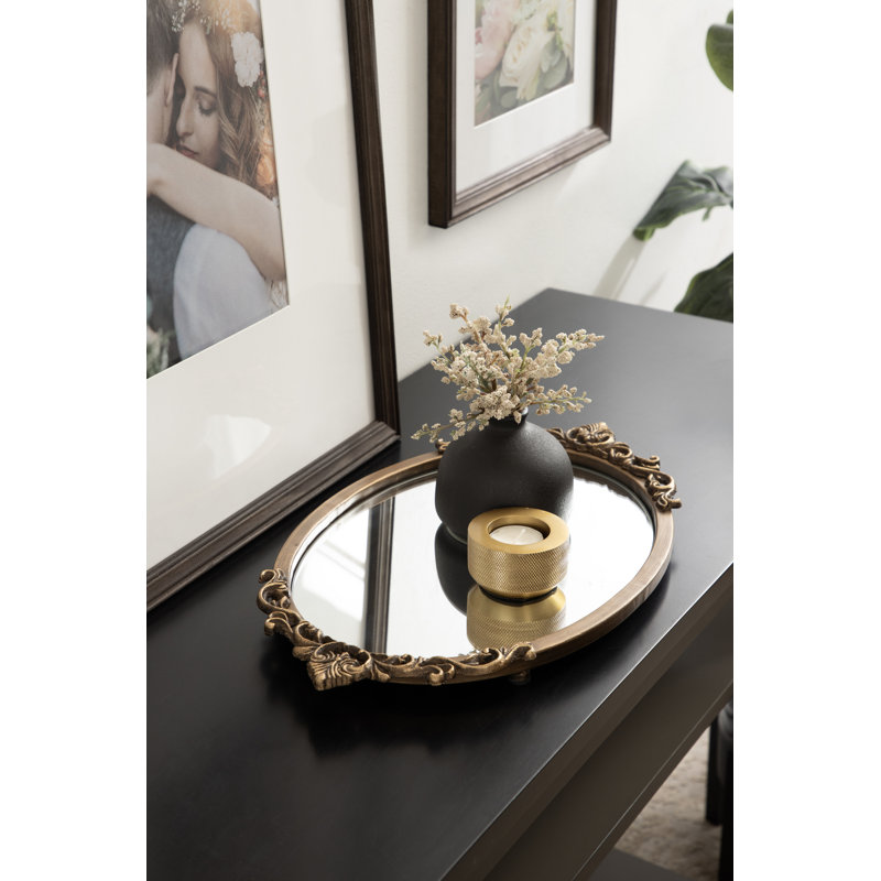 Astoria Grand Brunman Oval Ornate Decorative Tray & Reviews | Wayfair