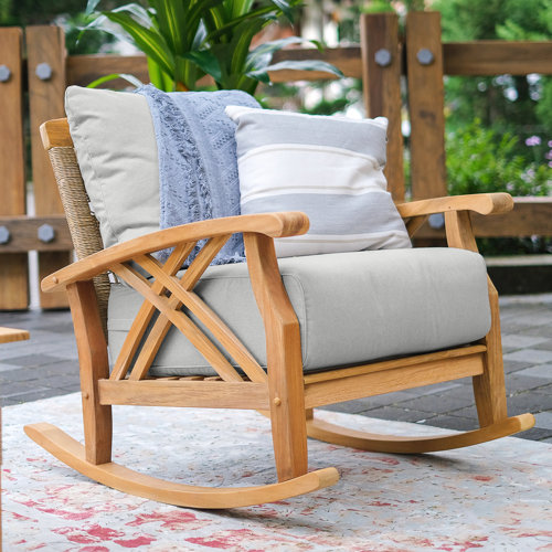 Farmhouse & Rustic Outdoor Rockers & Gliders | Birch Lane