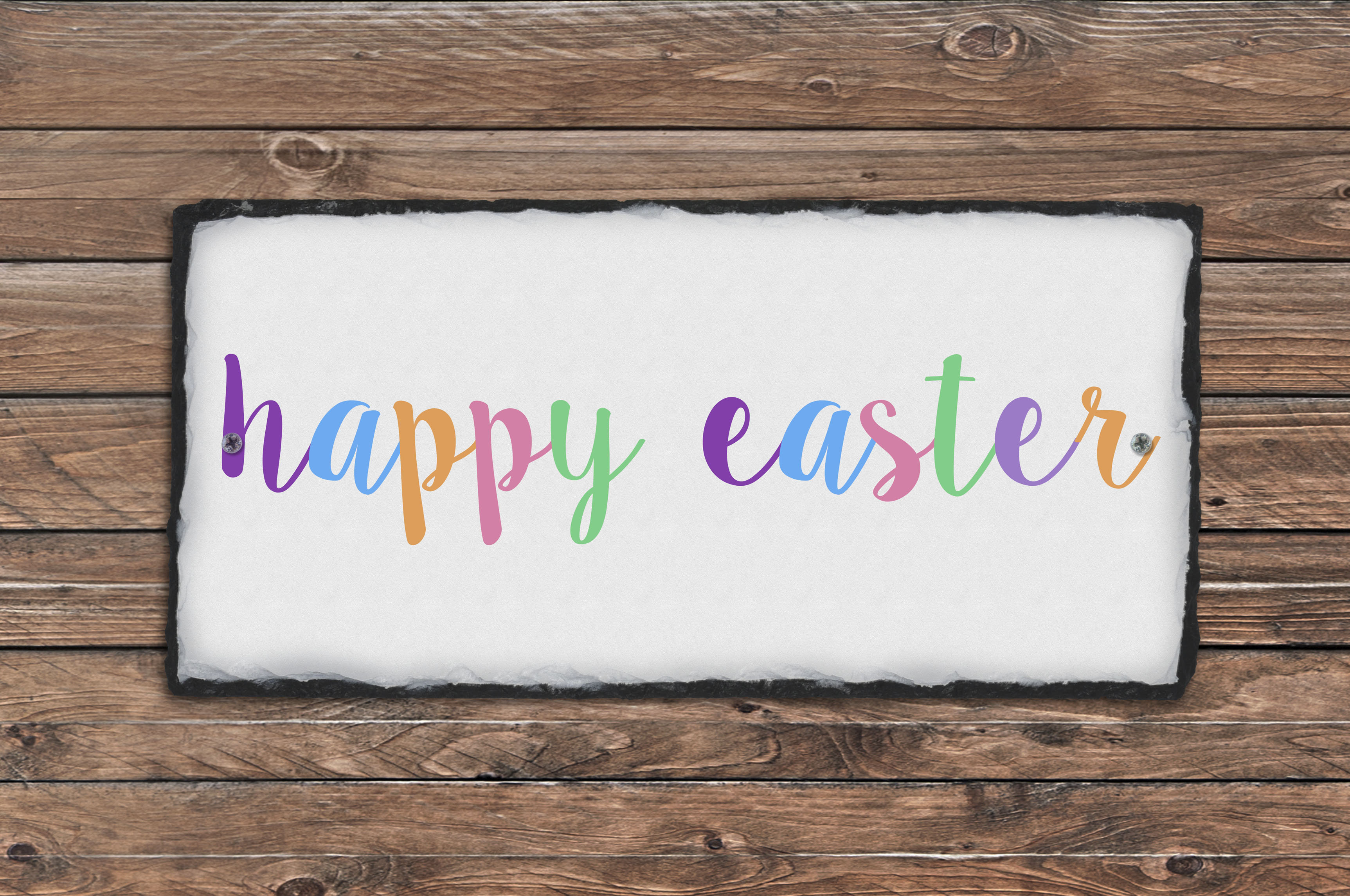 The Holiday Aisle® Dania Happy Easter Slate Garden Plaque - Wayfair Canada
