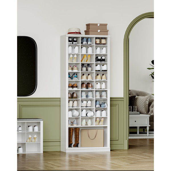 Lark Manor™ 11-Tier Widen Shoe Storage Cabinet, Free Standing Closet ...