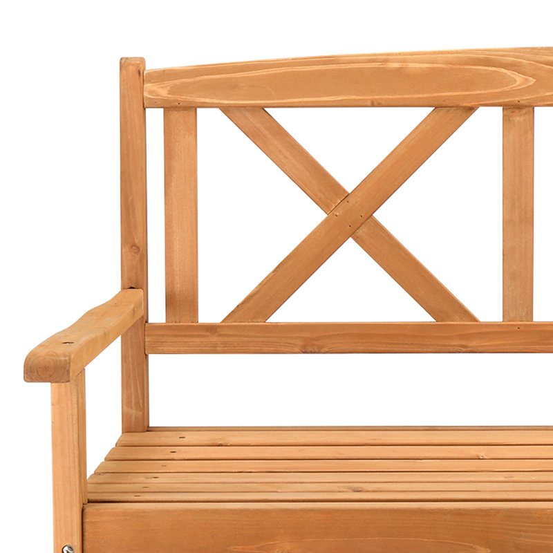 Laurel Foundry Modern Farmhouse® Giles Wooden Bench & Reviews | Wayfair