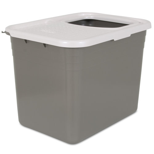 Petmate Plastic Enclosed Litter Box & Reviews | Wayfair