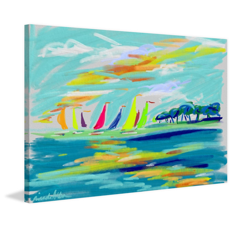 Marmont Hill Cap D Antibes On Canvas by Arthur Pina Print - Wayfair Canada