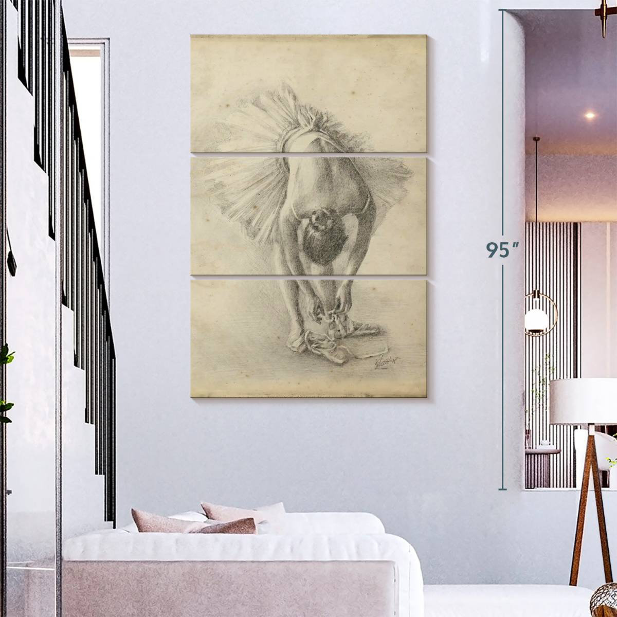 House of Hampton® Enn Antique Ballerina Study I | Wayfair