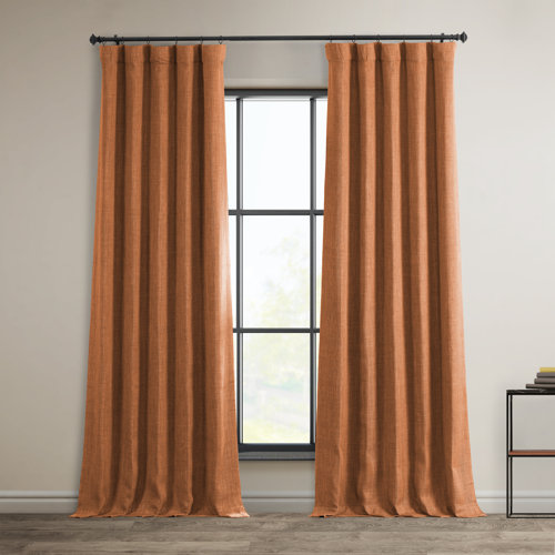 Orange Curtains & Drapes You'll Love | Wayfair
