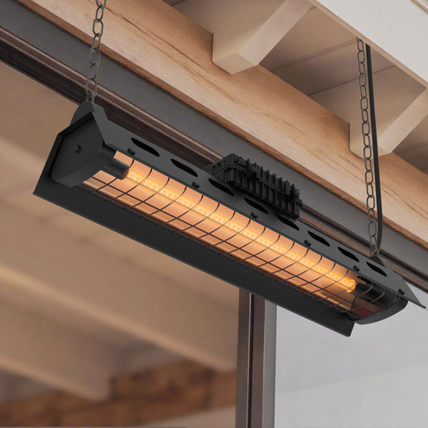 DWELLCOZY Electric Wall Mounted & Hanging Patio Heater Patio Heater ...