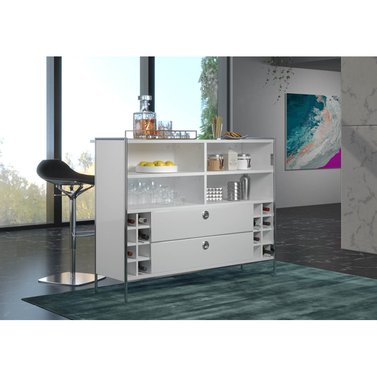 Ebern Designs Markkus 140cm Home Bar | Wayfair.co.uk