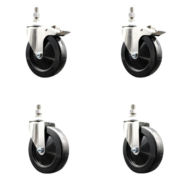Service Caster Soft Rubber Casters - Wayfair Canada