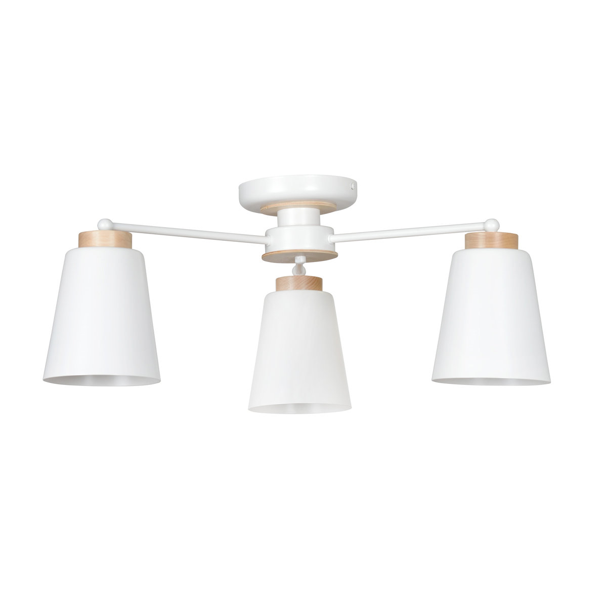 Norden Home Neville 3-Light 55cn Semi Flush Mount & Reviews | Wayfair.co.uk