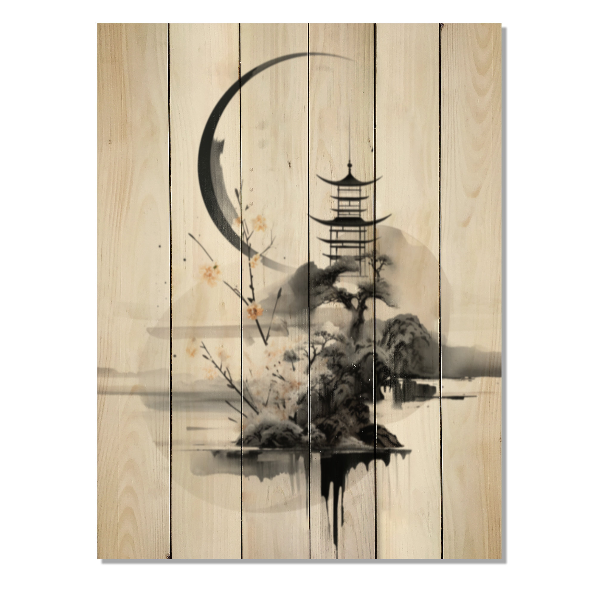 Millwood Pines Asian Art Science Fiction On Wood Print - Wayfair Canada