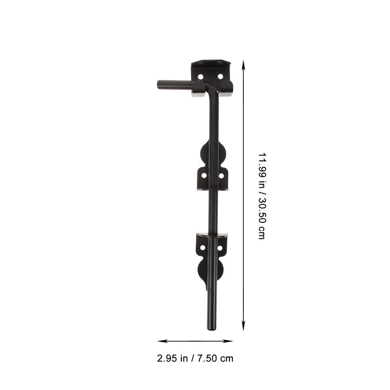 Williston Forge Floor Latch Solid Thickened Latch Heavy Duty Cane Bolt ...