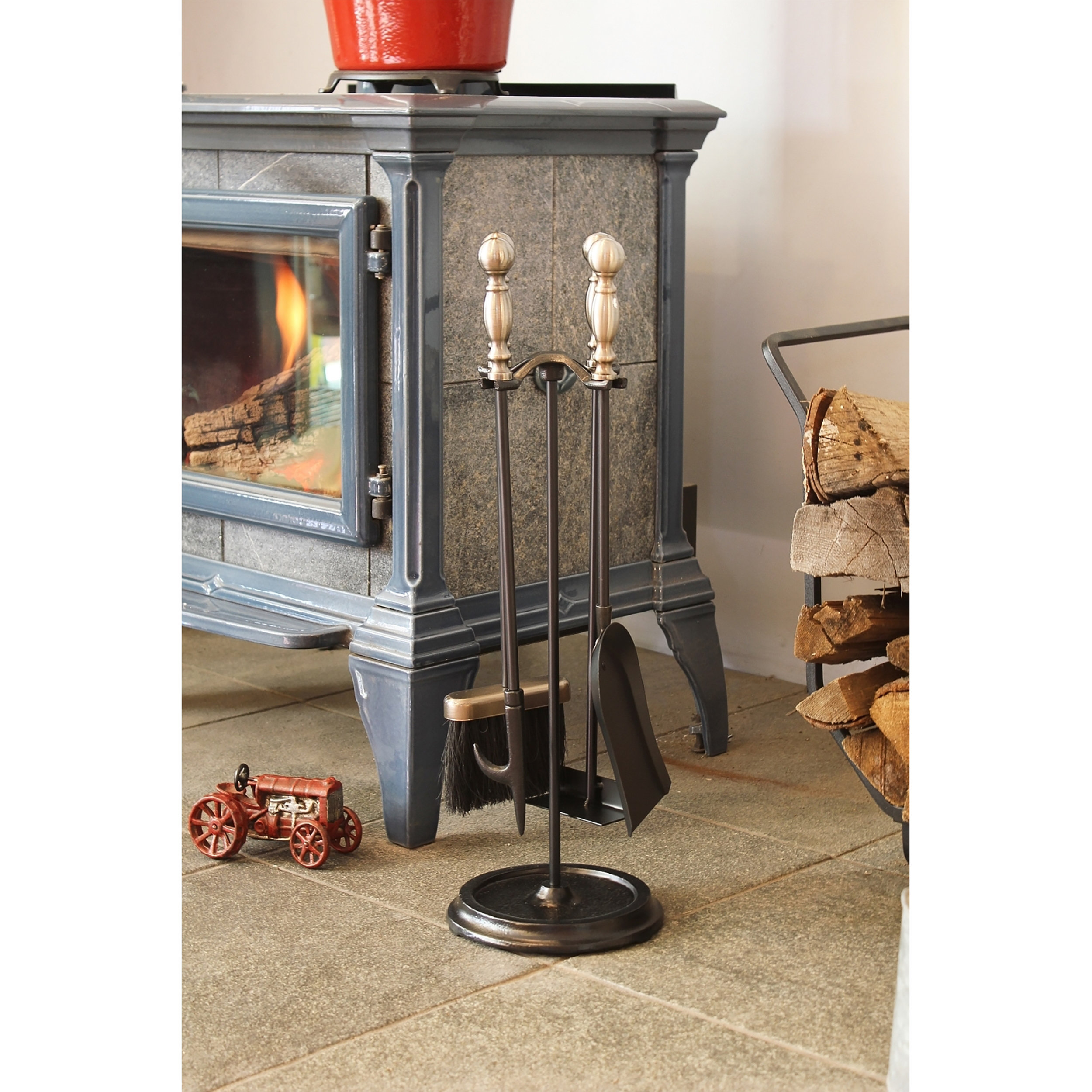 Red Barrel Studio® Pershore 4 Piece Mini Fireplace Tool Set & Reviews ...