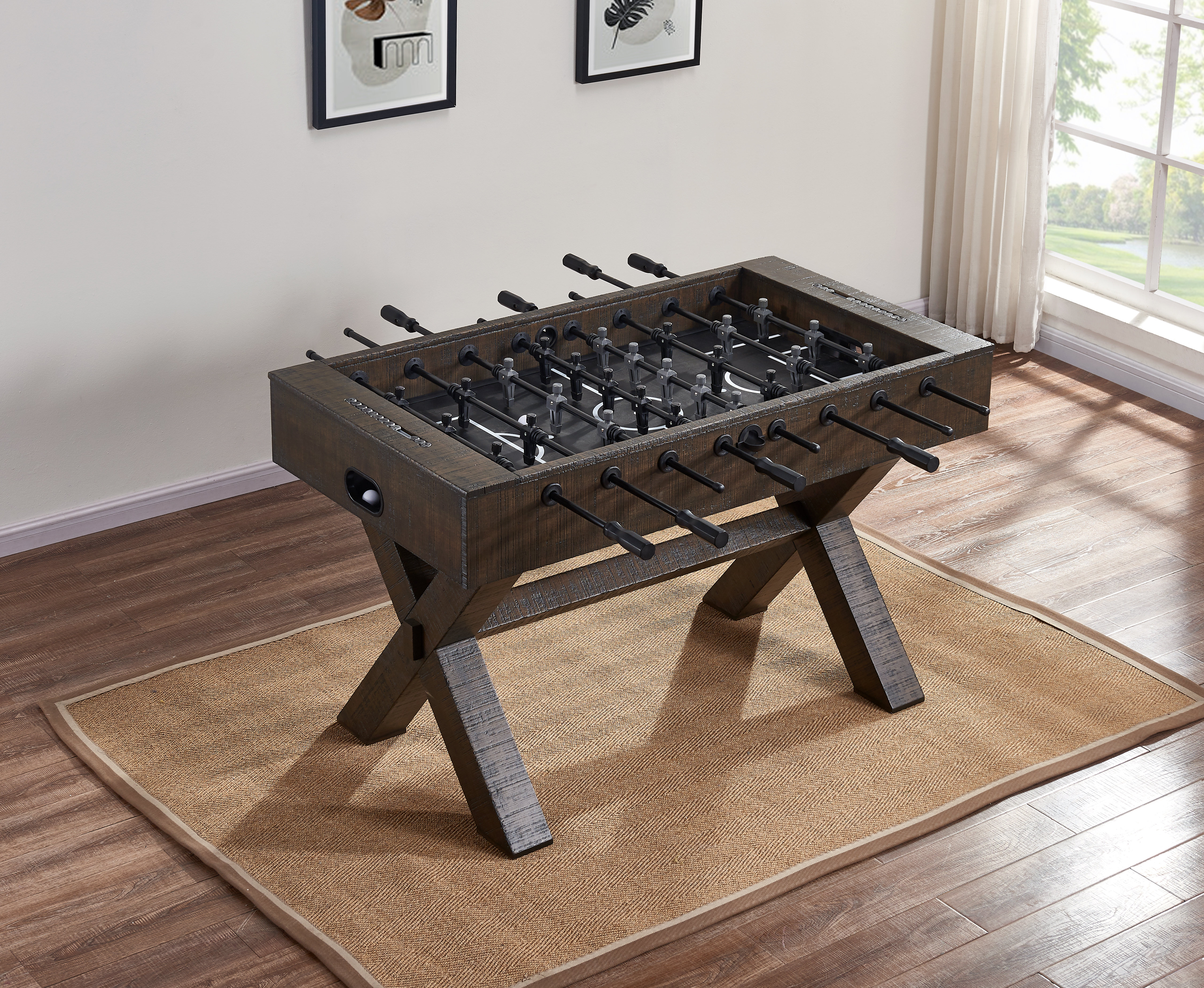 HB Home Homestead Rustic Foosball Table & Reviews | Wayfair