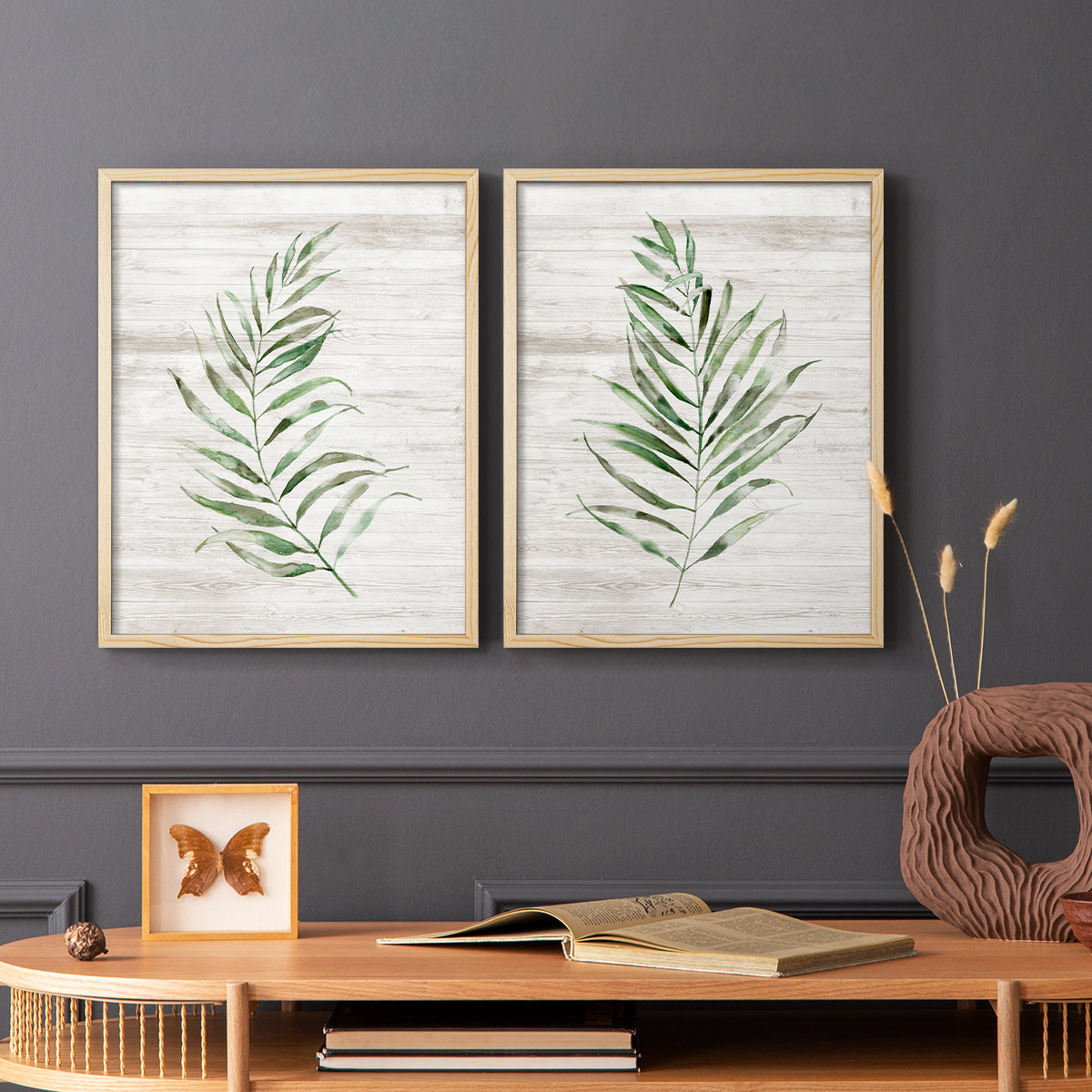 Ebern Designs Tropic Frond I-Premium Framed Print -Ready to Hang - No ...