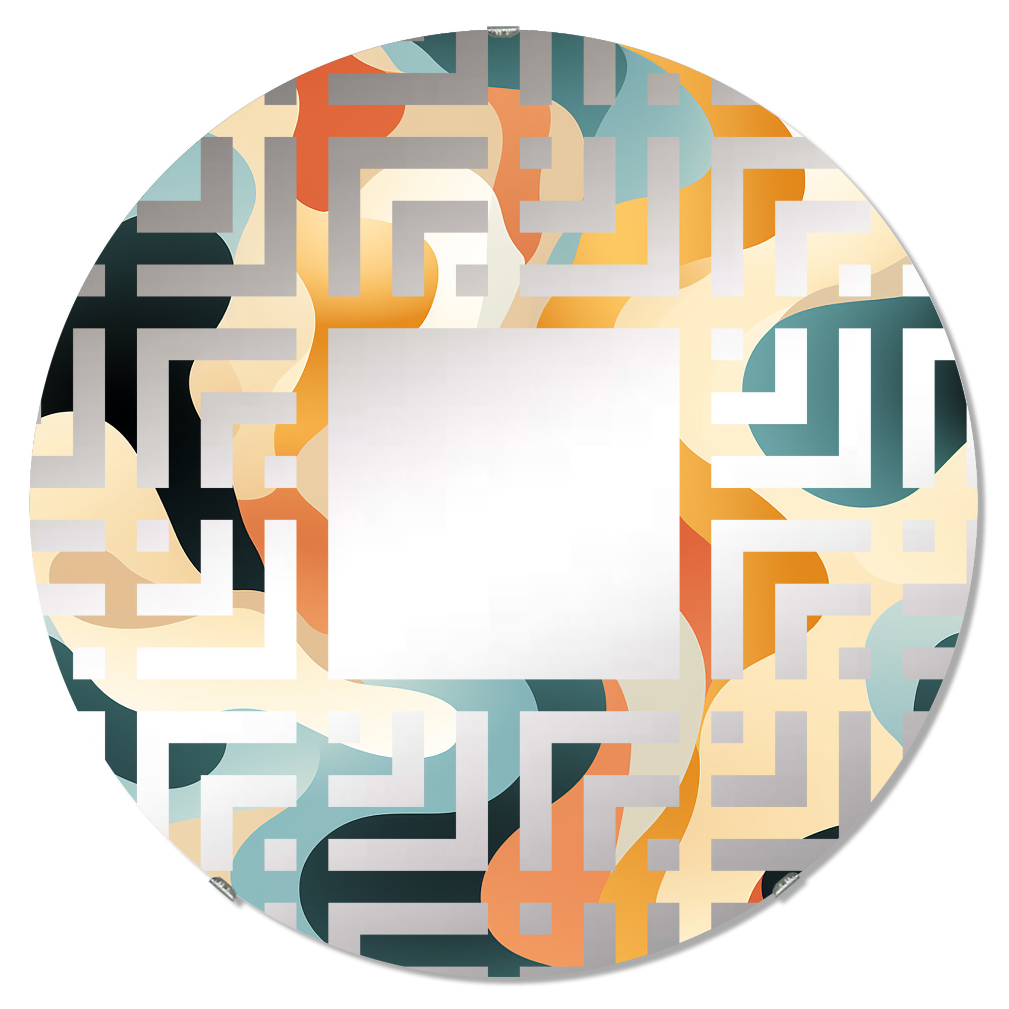 Design Art Contemporary Neutrals Camouflage Pattern - Maze Decorative ...