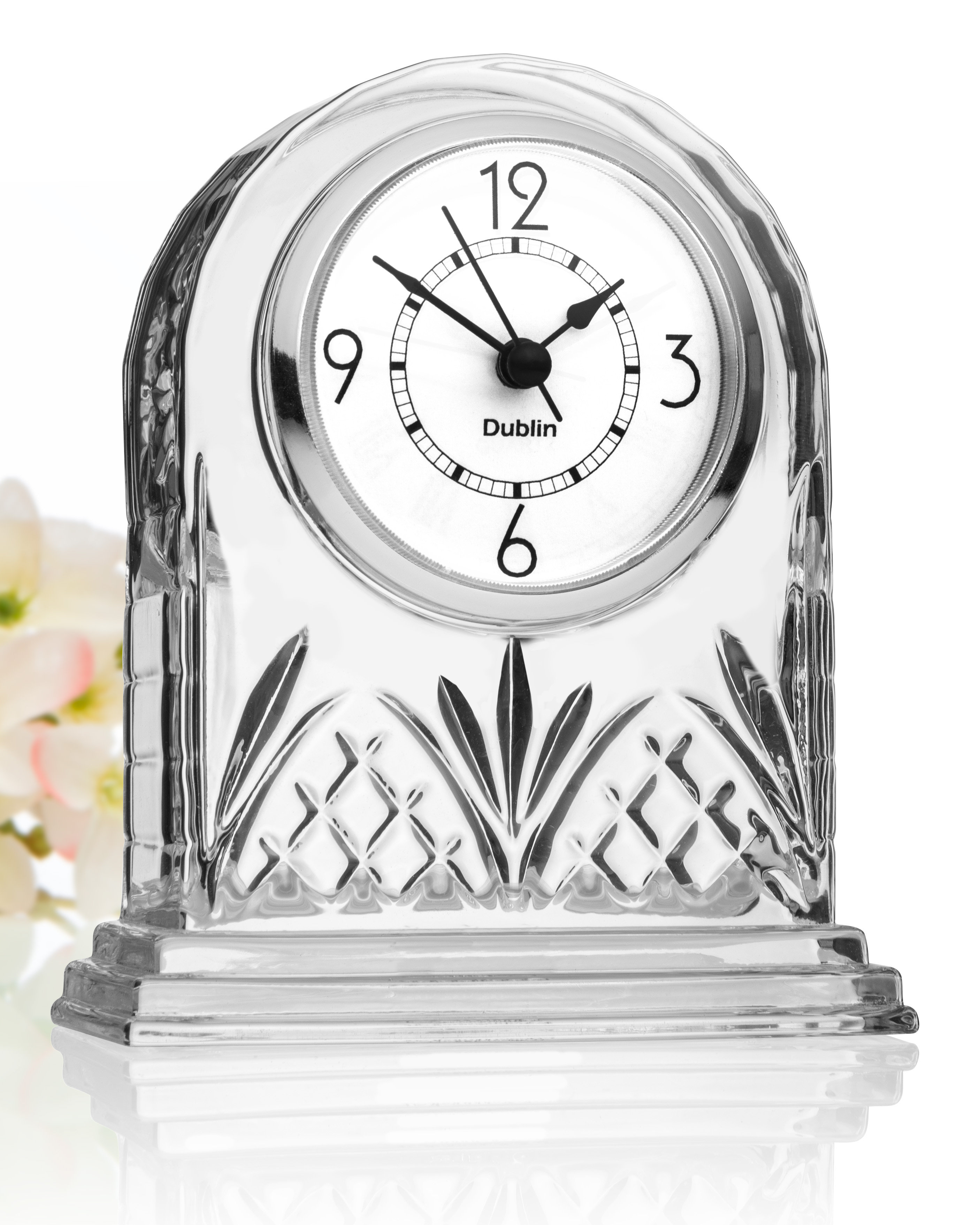 Godinger Silver Art Co Dublin Crystal Desk Clock & Reviews | Wayfair