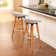 Hashtag Home Tata 68cm Counter Stool with Solid Wood Frame & Reviews ...