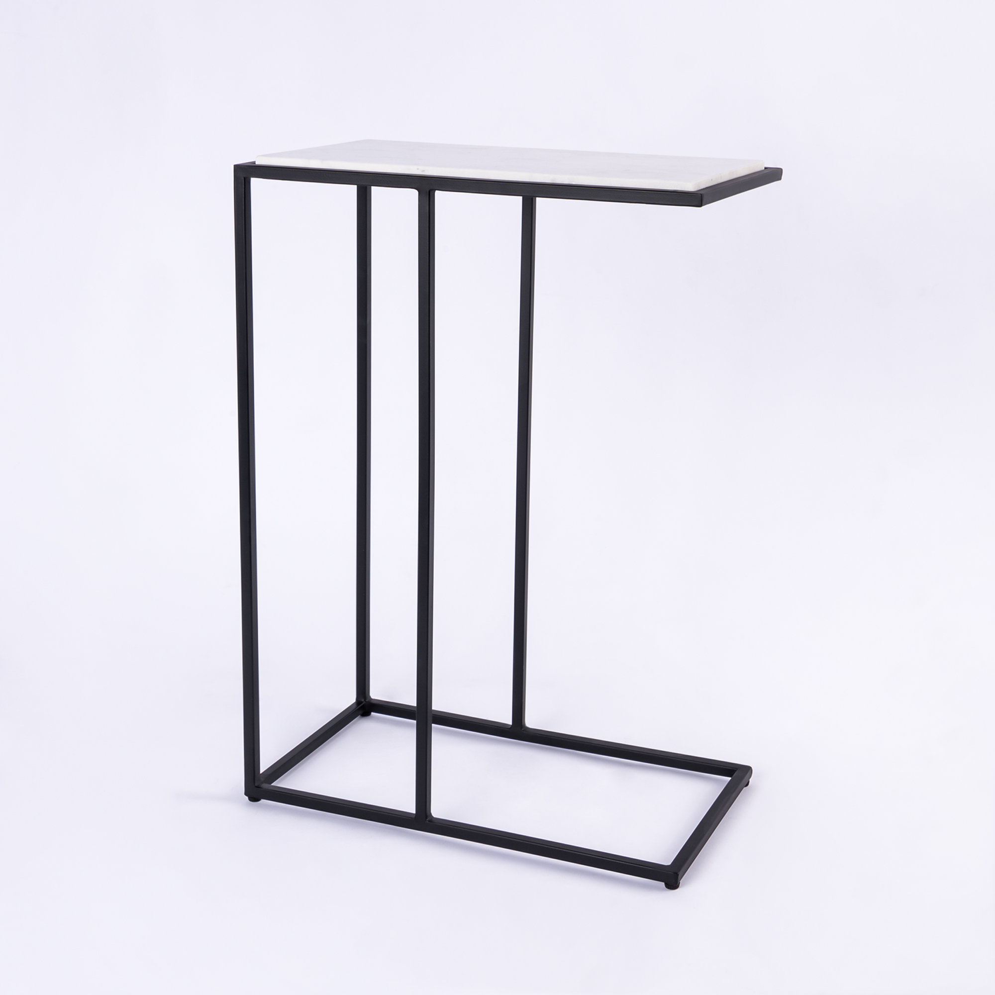 Wade Logan® Carmila Marble Top C Table End Table & Reviews | Wayfair