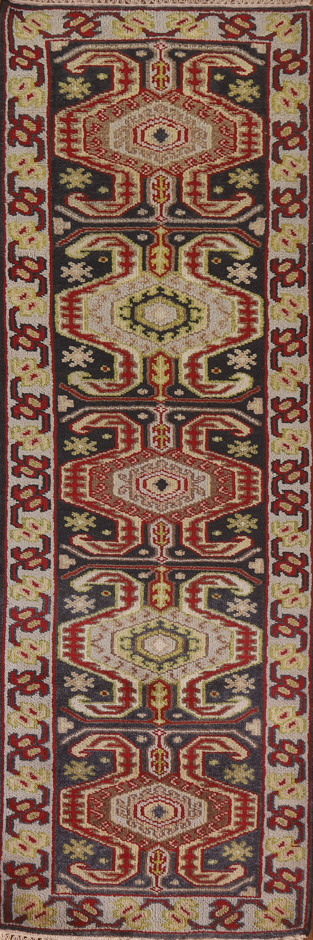 Bloomsbury Market Geometric Traditional Indian Runner Rug 3x10 | Wayfair