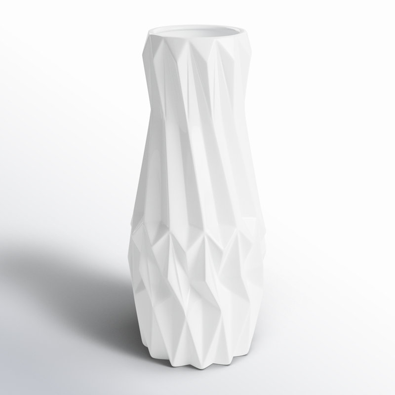 Wade Logan® Ceramic Geometric Decorative Vase & Reviews | Wayfair