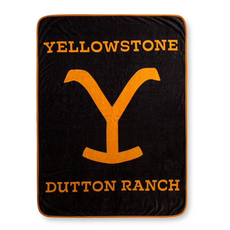 Silver Buffalo Yellowstone Dutton Ranch Throw Blanket | Wayfair
