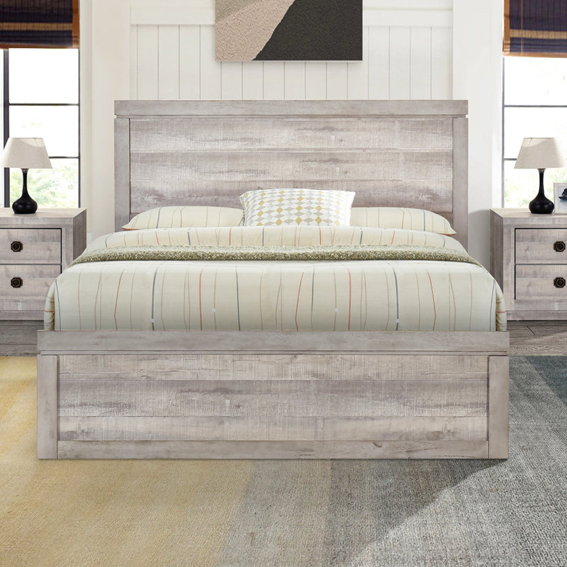 Millwood Pines Vintage Farmhouse Style Platform Bed | Wayfair