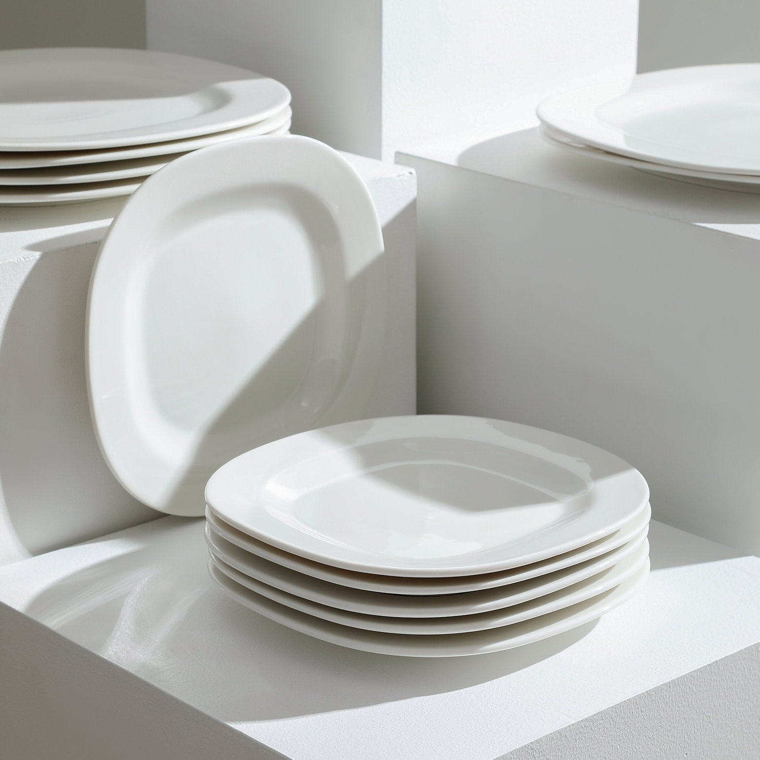 Stone Lain Quadro 4-Piece Salad Plate Set | Wayfair