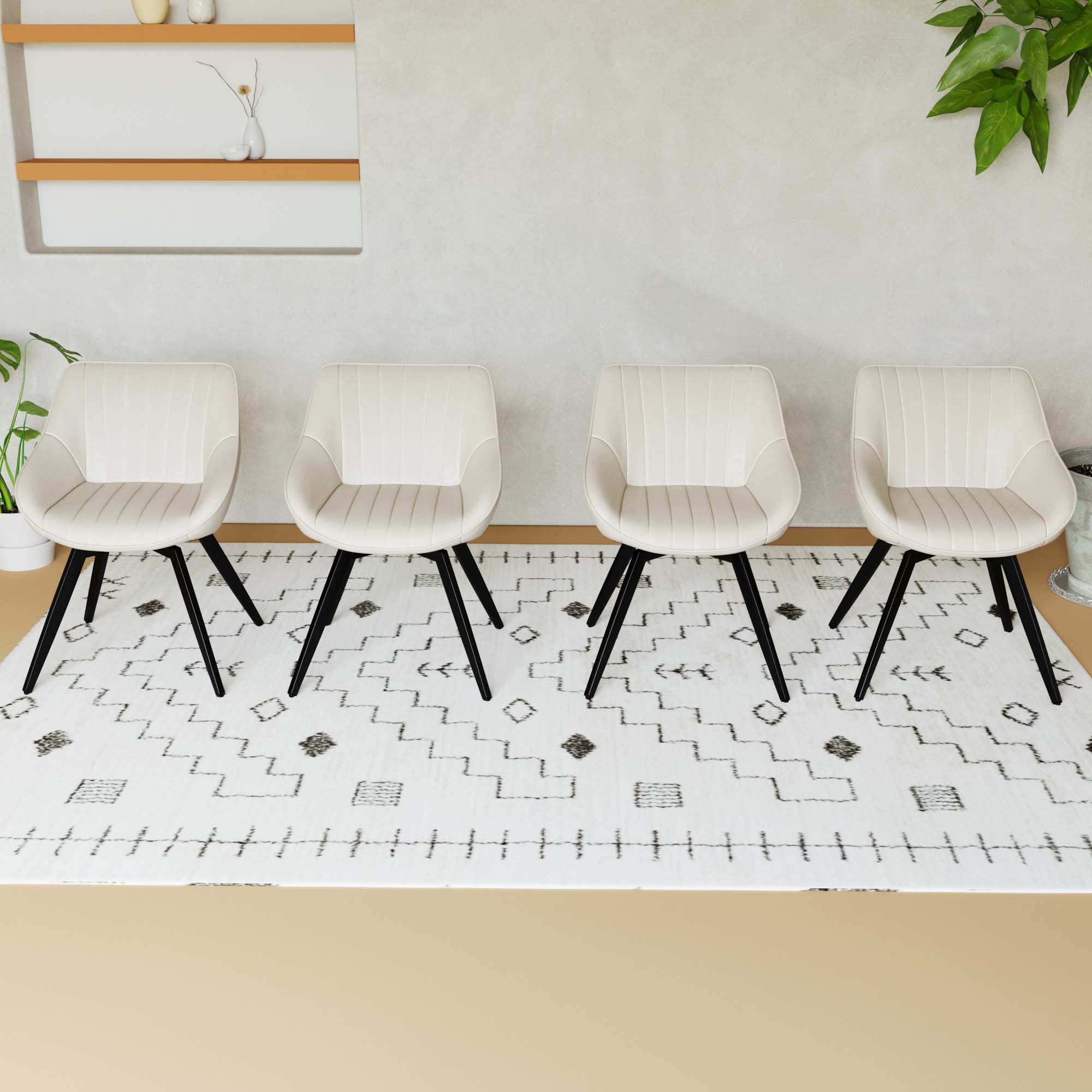 One Allium Way® Versatile Set of Stylish Dining Chairs for Various ...