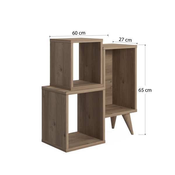 Blue Elephant 65cm H x 60cm W Standard Bookcase | Wayfair.co.uk