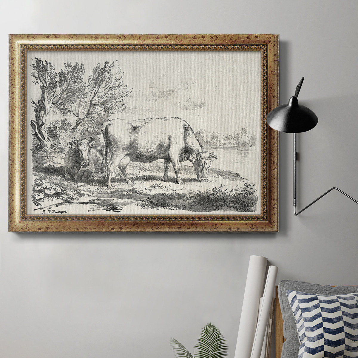 Rosalind Wheeler Rural Charms III Premium Framed Canvas- Ready To Hang ...