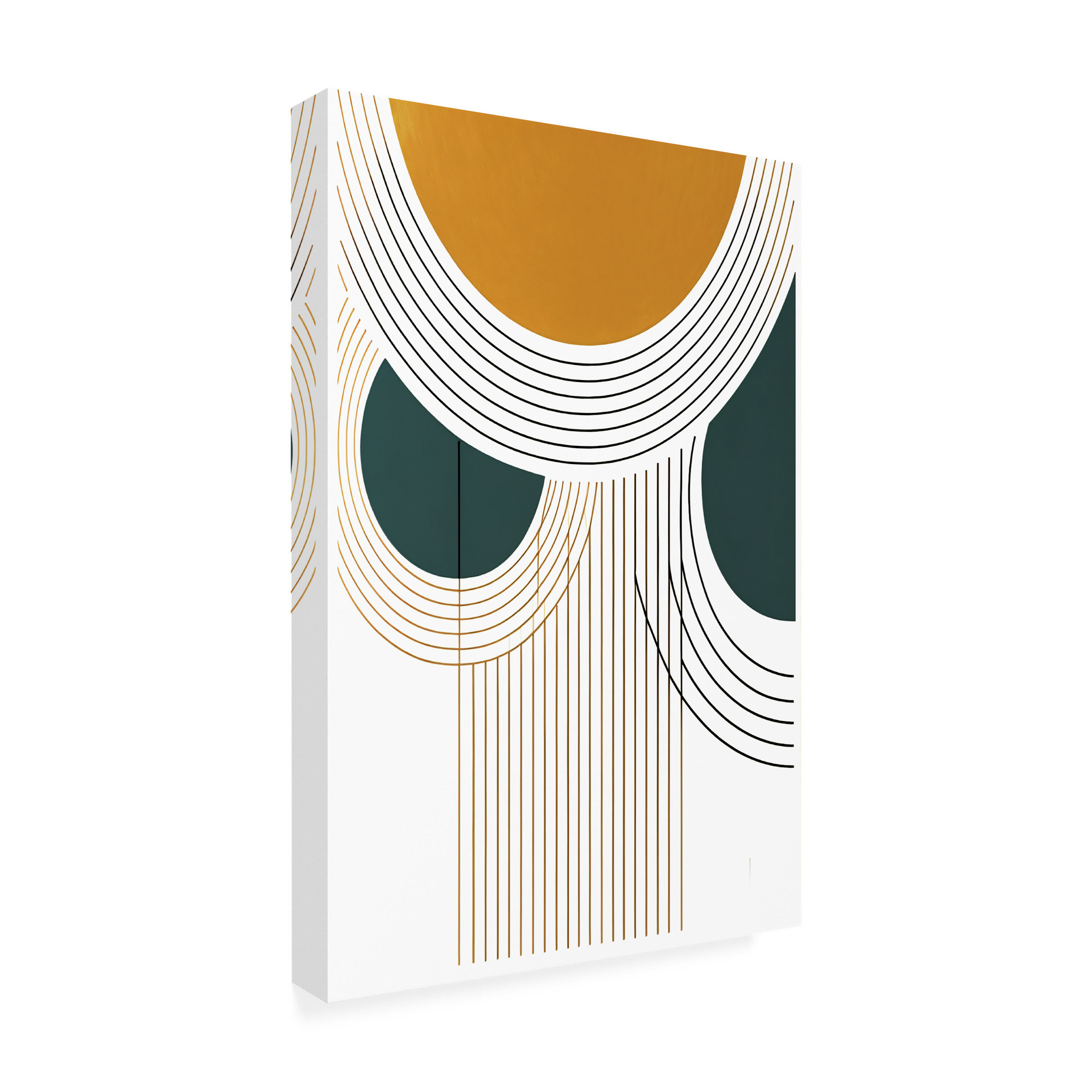 George Oliver Ray Heere Mid Century Abstract Painting 31 Canvas Art ...