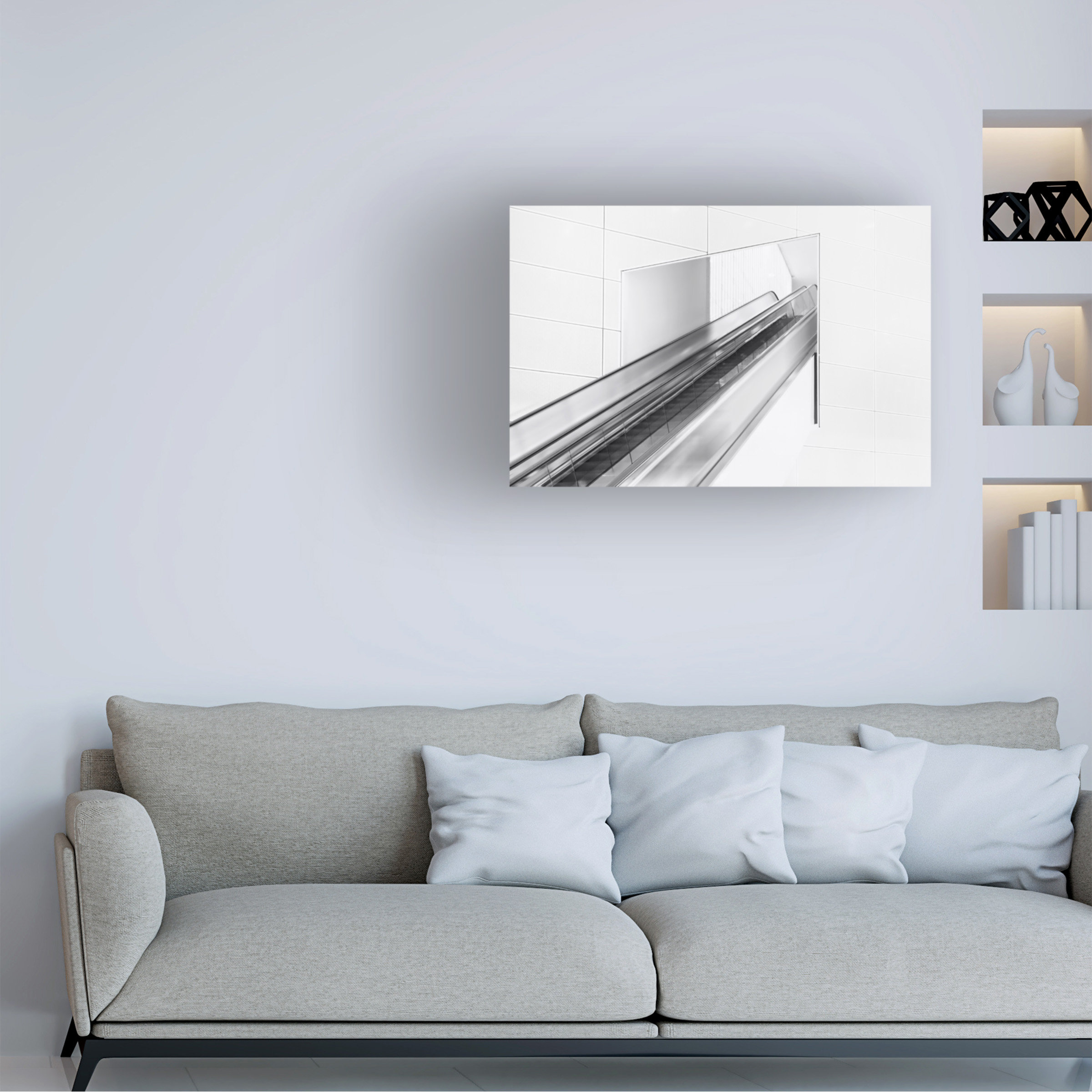 Winston Porter Greetje Van Son Escalator To The Unknown Canvas Art - Wayfair Canada