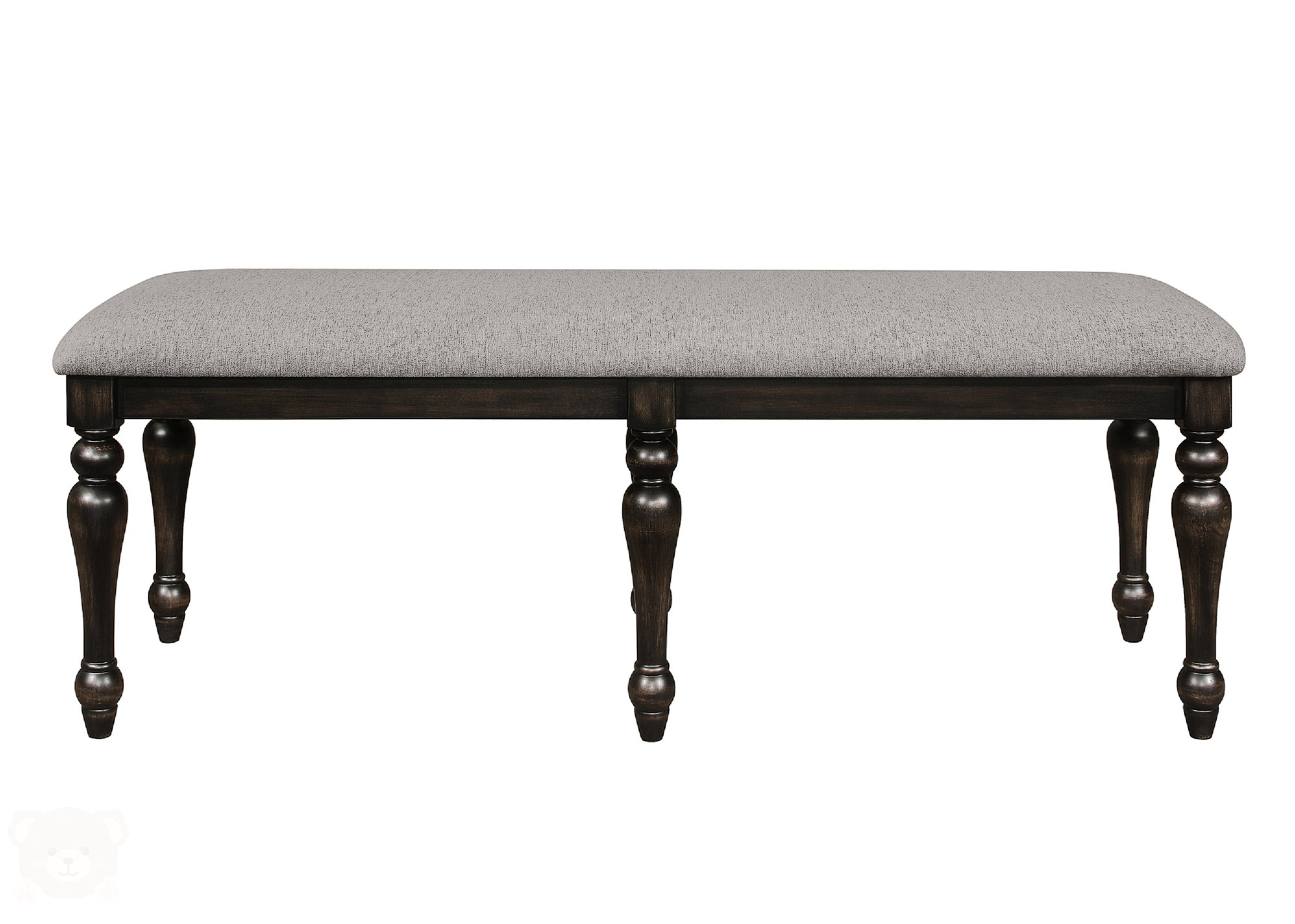 Canora Grey 1Pc Transitional Vintage Style Standard Height Dining Bench ...